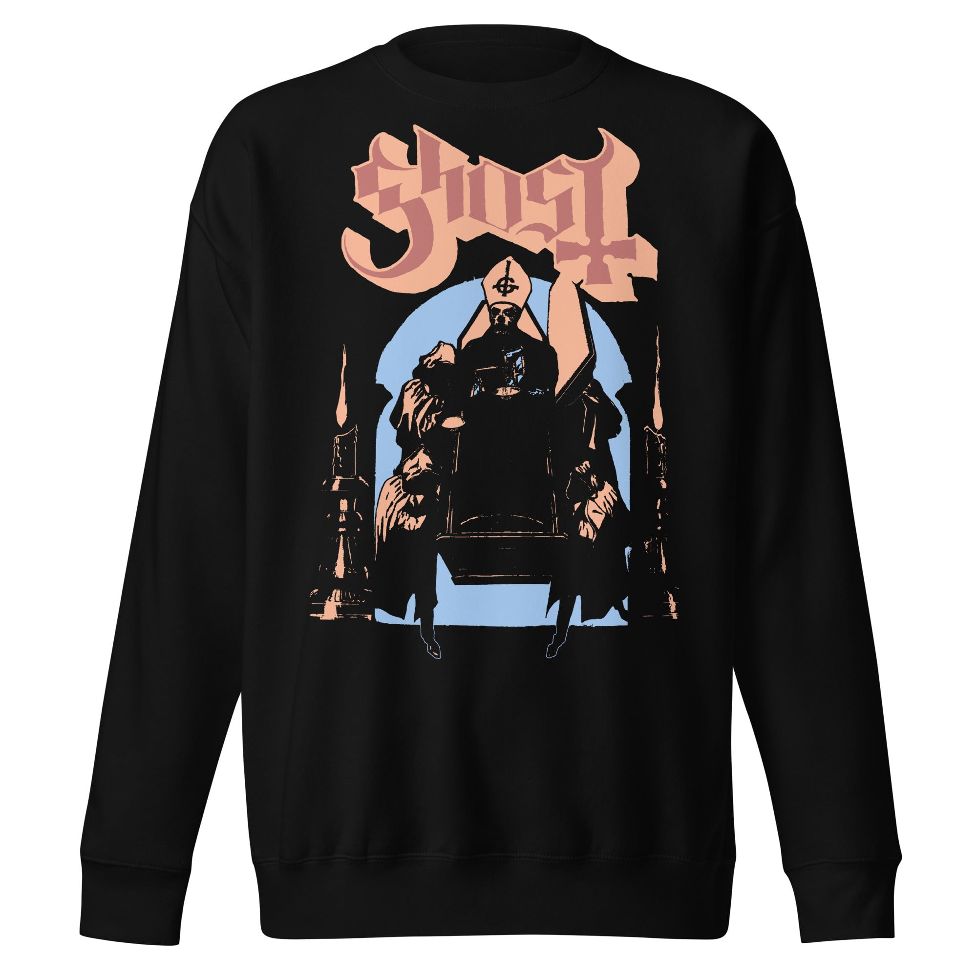 Ghost Darkness Jumbo Print Unisex Sweatshirt - Black - Small - Walmart.com