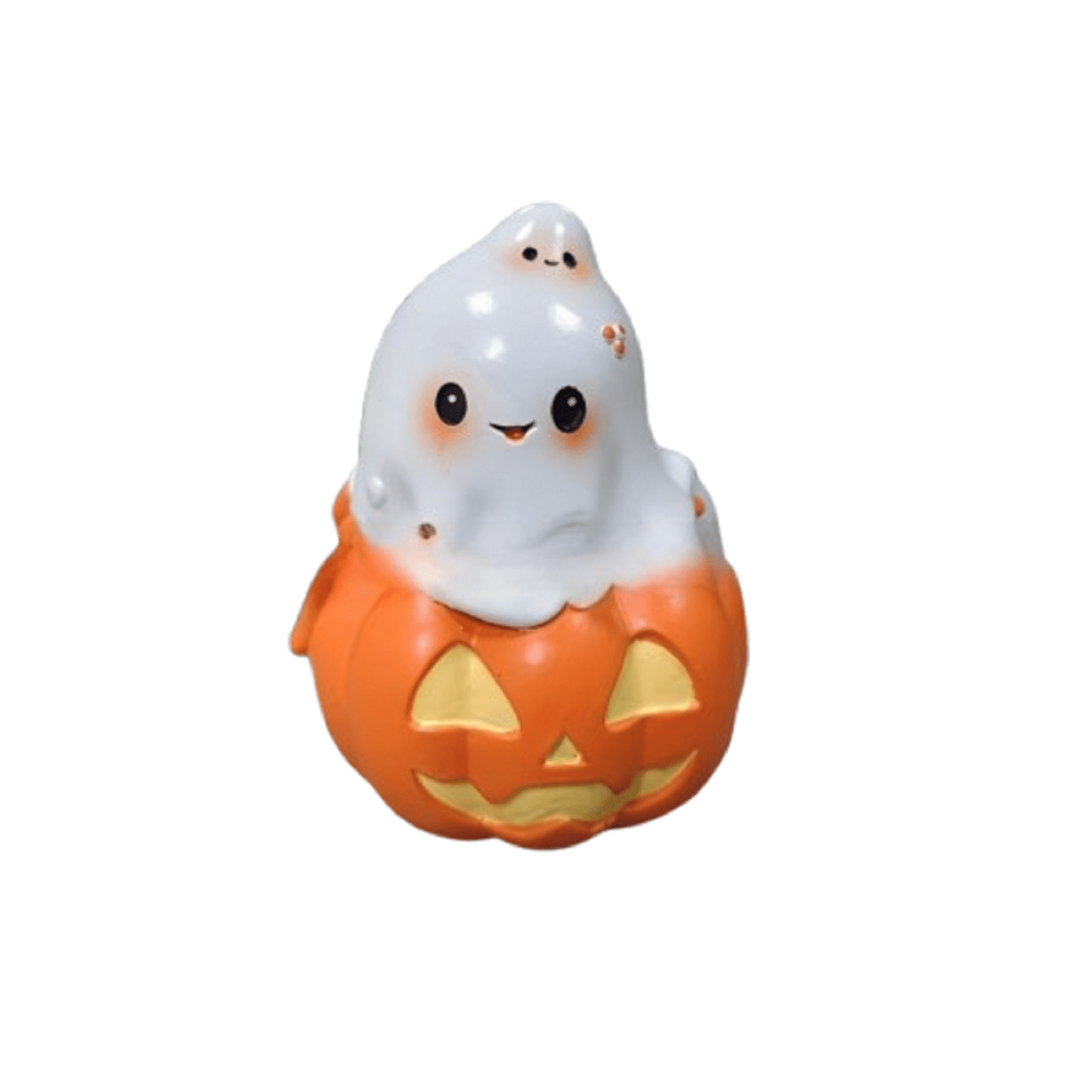 Ghost Decor Ceramic White Figurines Ghost Statue Spooky Halloween Decor ...