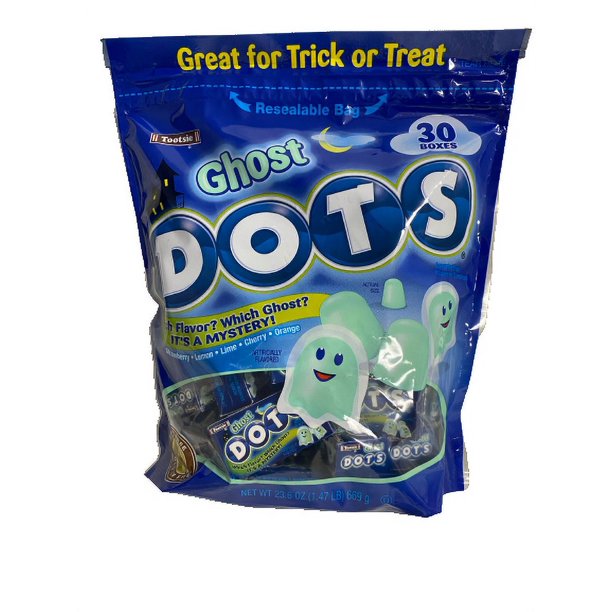 Ghost Dots 30 Count Mini Boxes Bag - Walmart.com