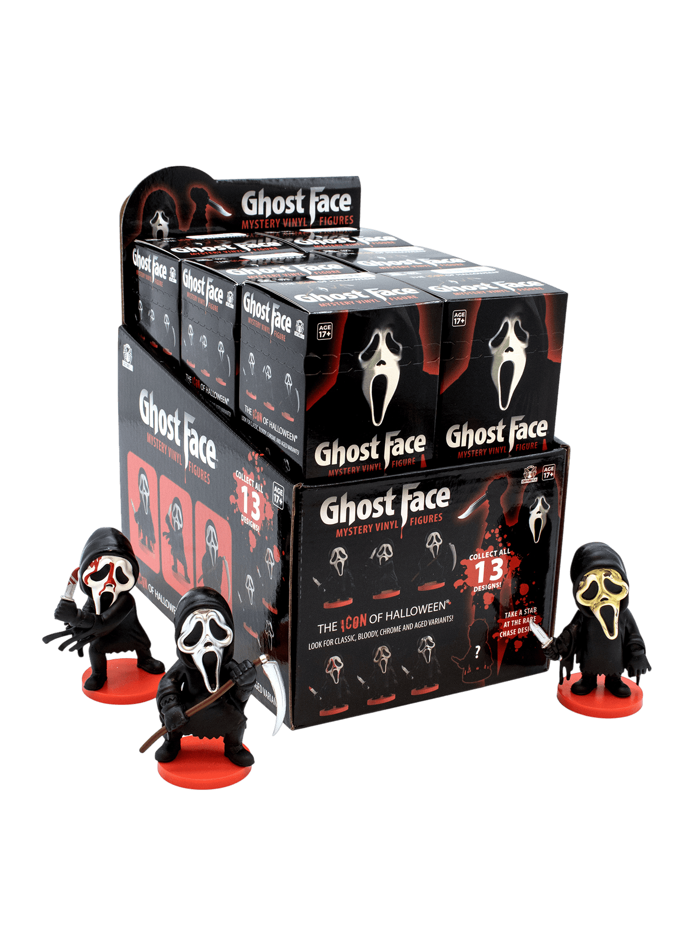 Ghost Face 3-Inch Mini Vinyl Blind Box Collectible Figure – 13 Styles ...