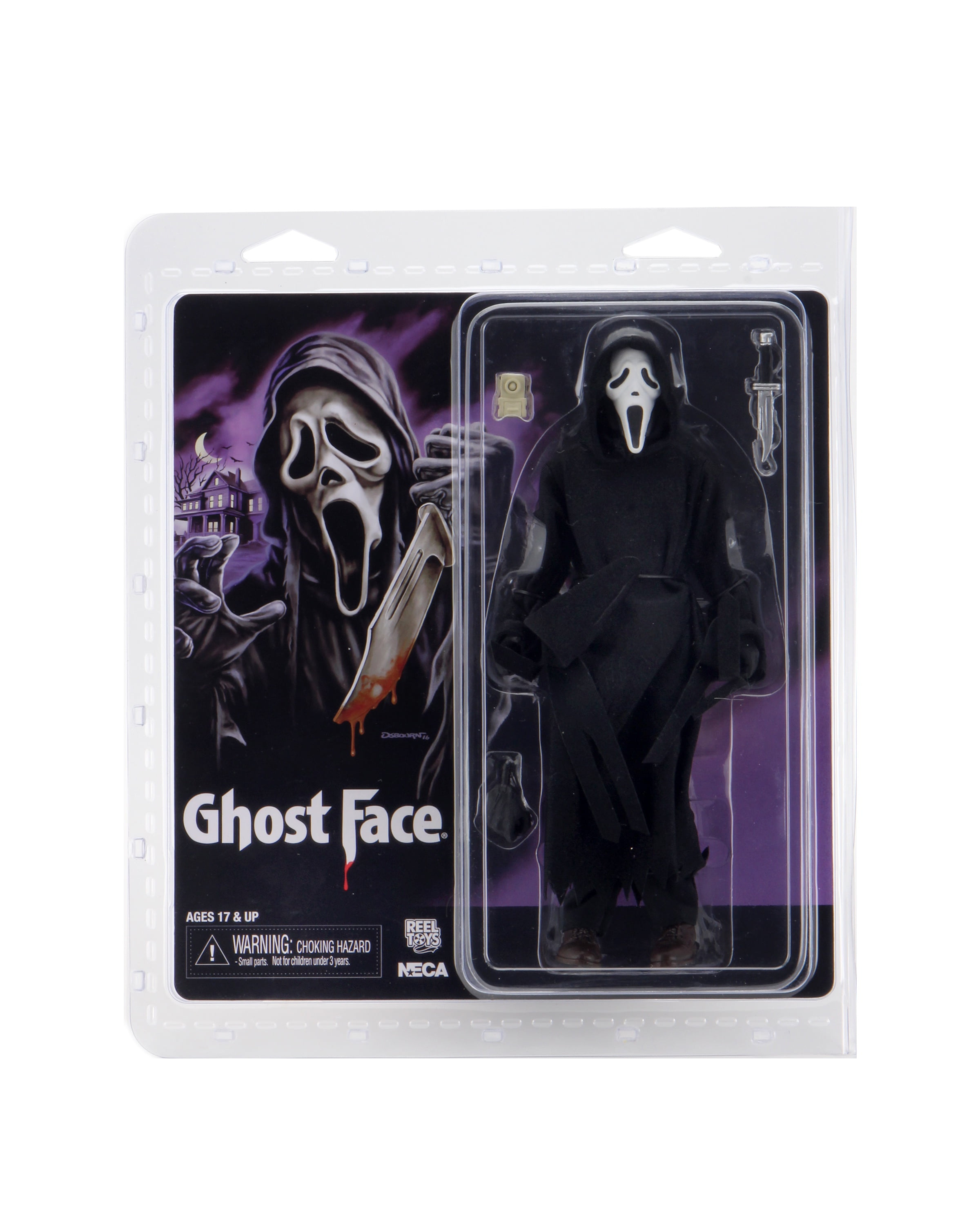 NECA Scream: Ghost Face Clothed Action Figure with 3 Different Hands ...
