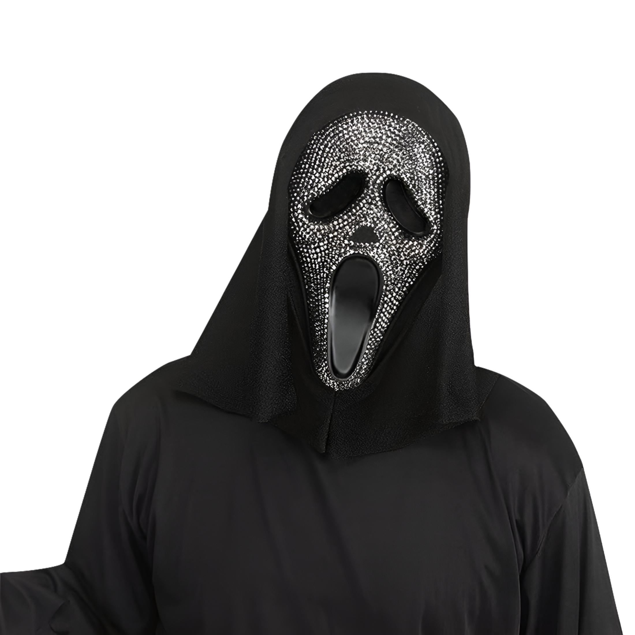 Ghost Face - Halloween Adult Mask - Bling! Scream Scary Creepy ...