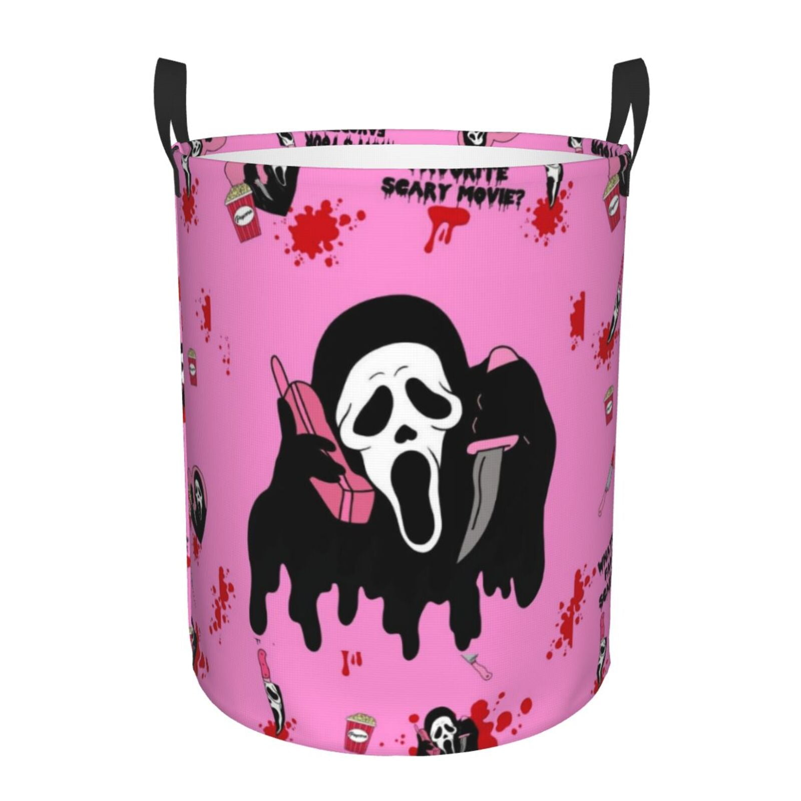 Ghost-Face Laundry Hamper,Collapsible Laundry Basket Hamper with ...