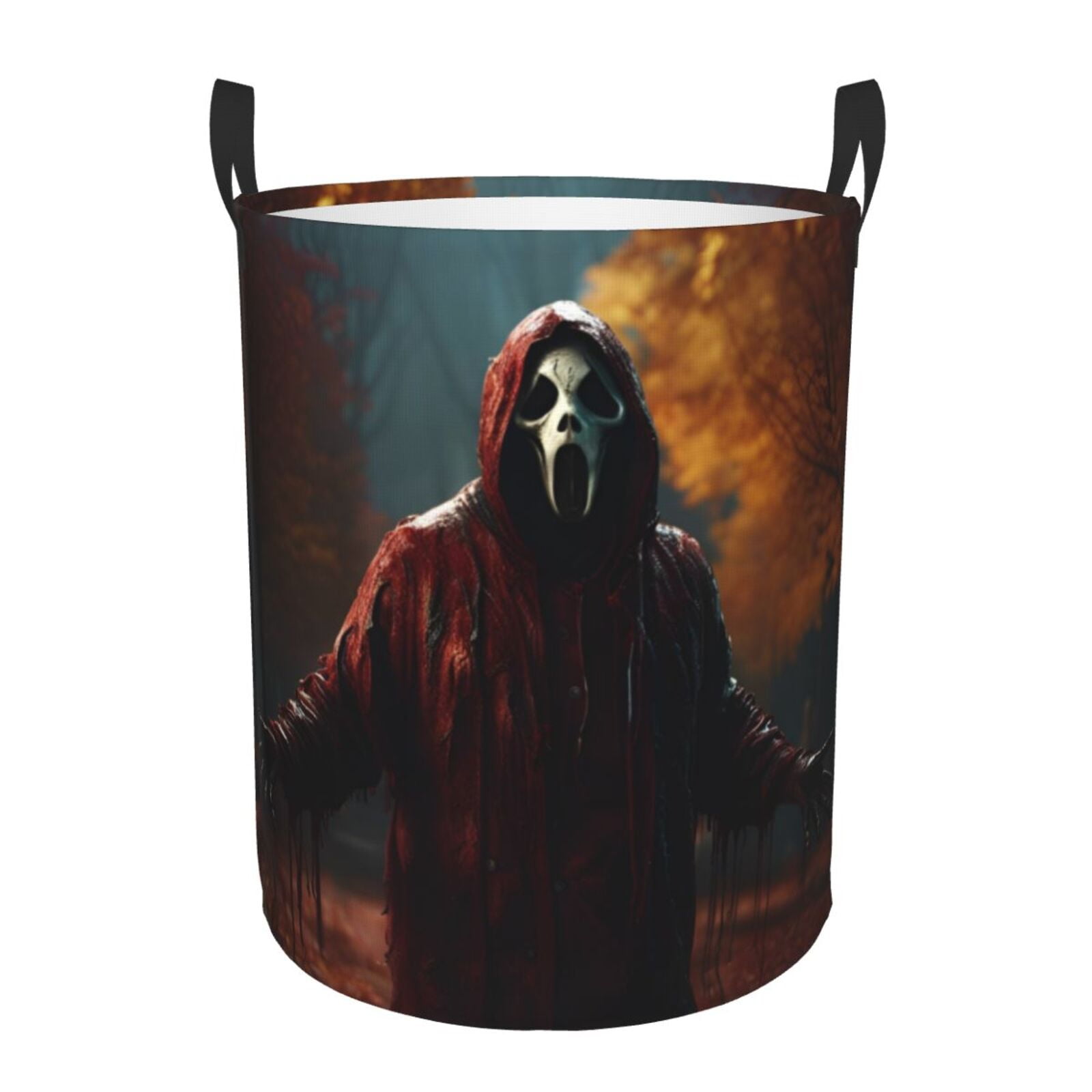 Ghost-Face Laundry Hamper,Collapsible Laundry Basket Hamper with ...