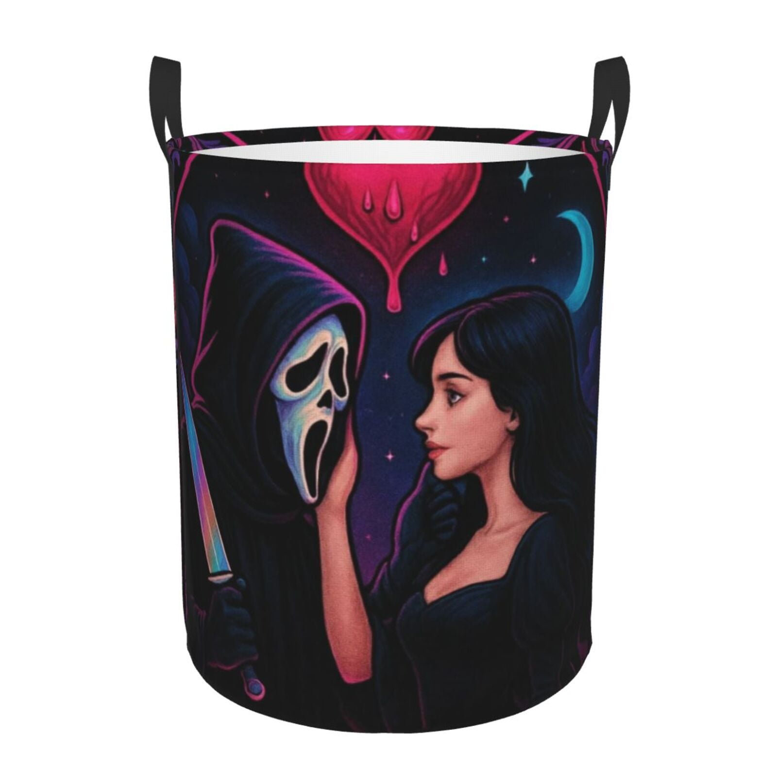 Ghost-Face Laundry Hamper,Collapsible Laundry Basket Hamper with ...