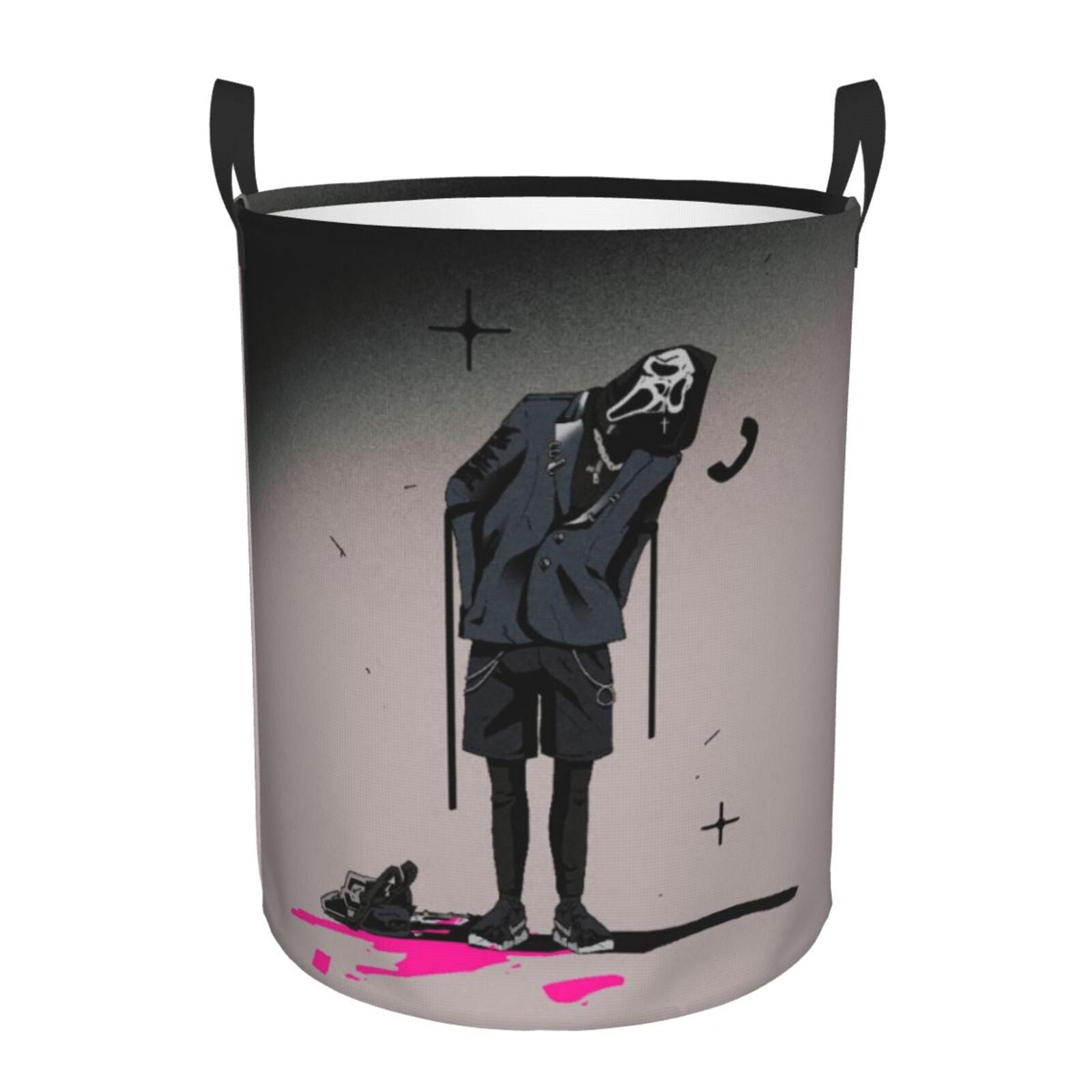 Ghost-Face Laundry Hamper,Collapsible Laundry Basket Hamper with ...