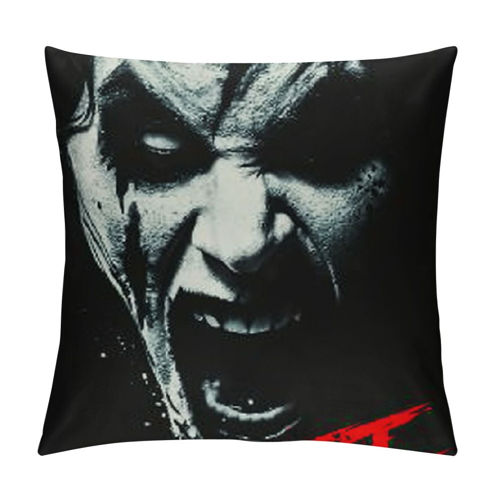 Ghost-Face Pillow Covers Halloween Horror Movie Pillow Cases Double ...