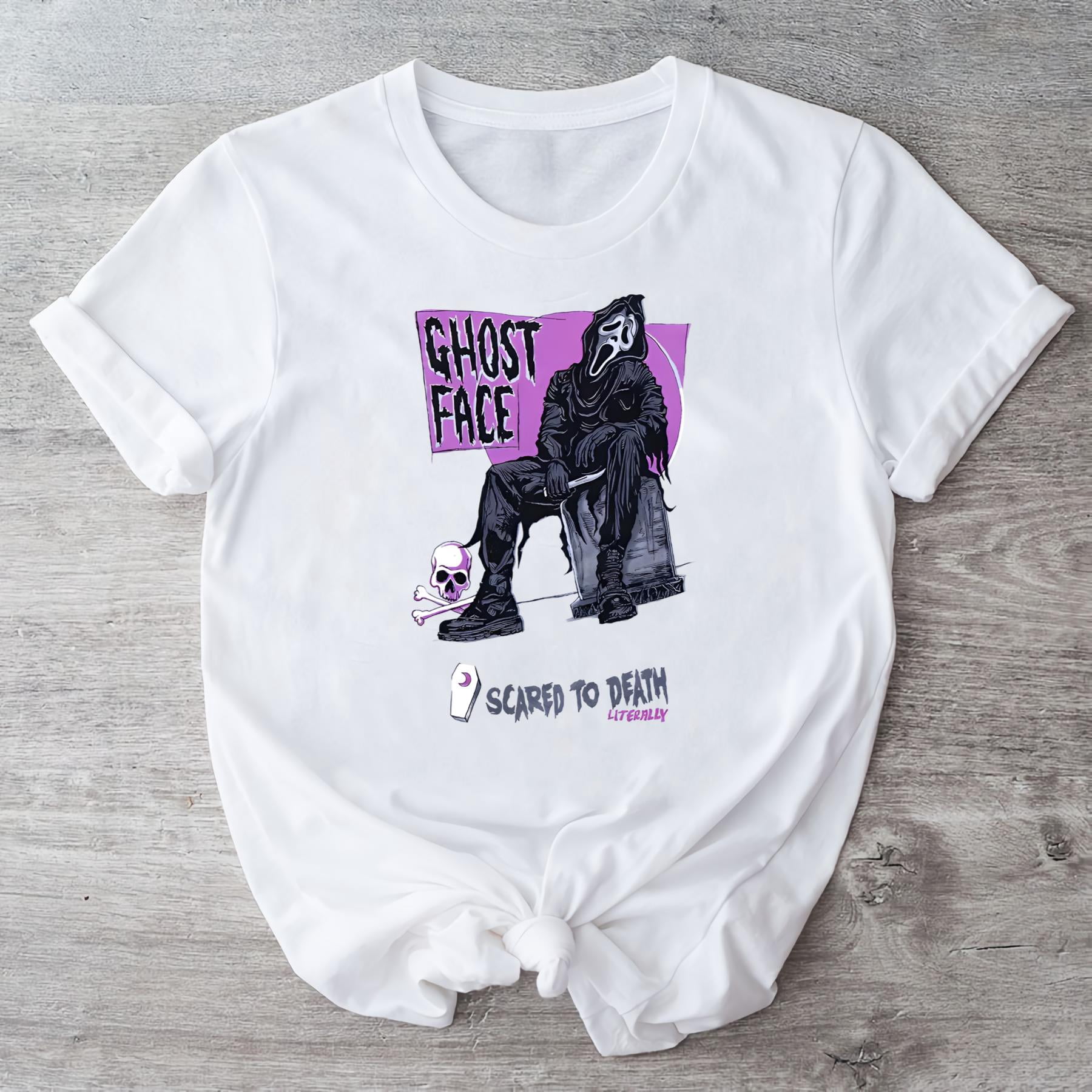 Ghost Face Scared To Death T-shirt-TH16766 - Walmart.com