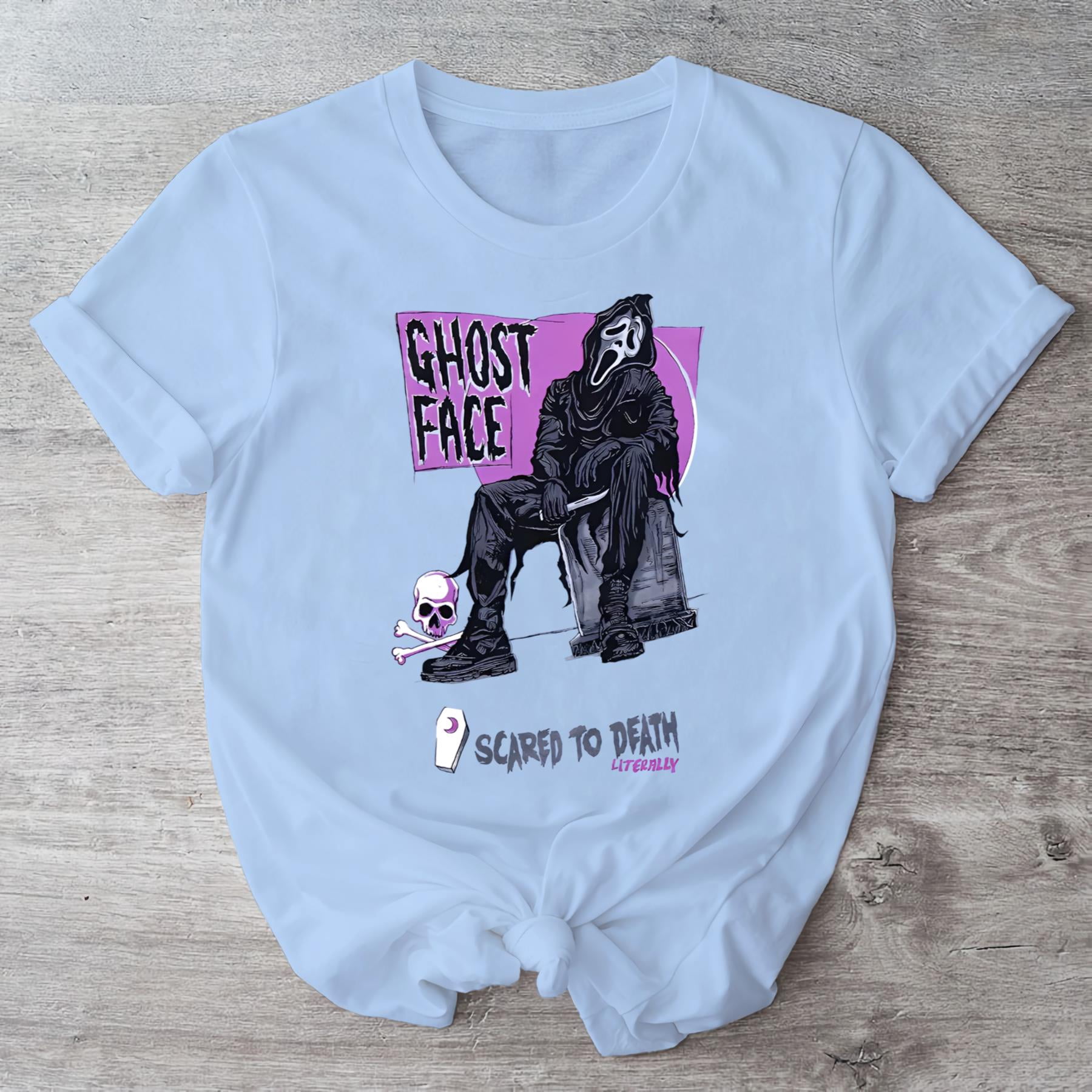Ghost Face Scared To Death T-shirt-TH16766 - Walmart.com