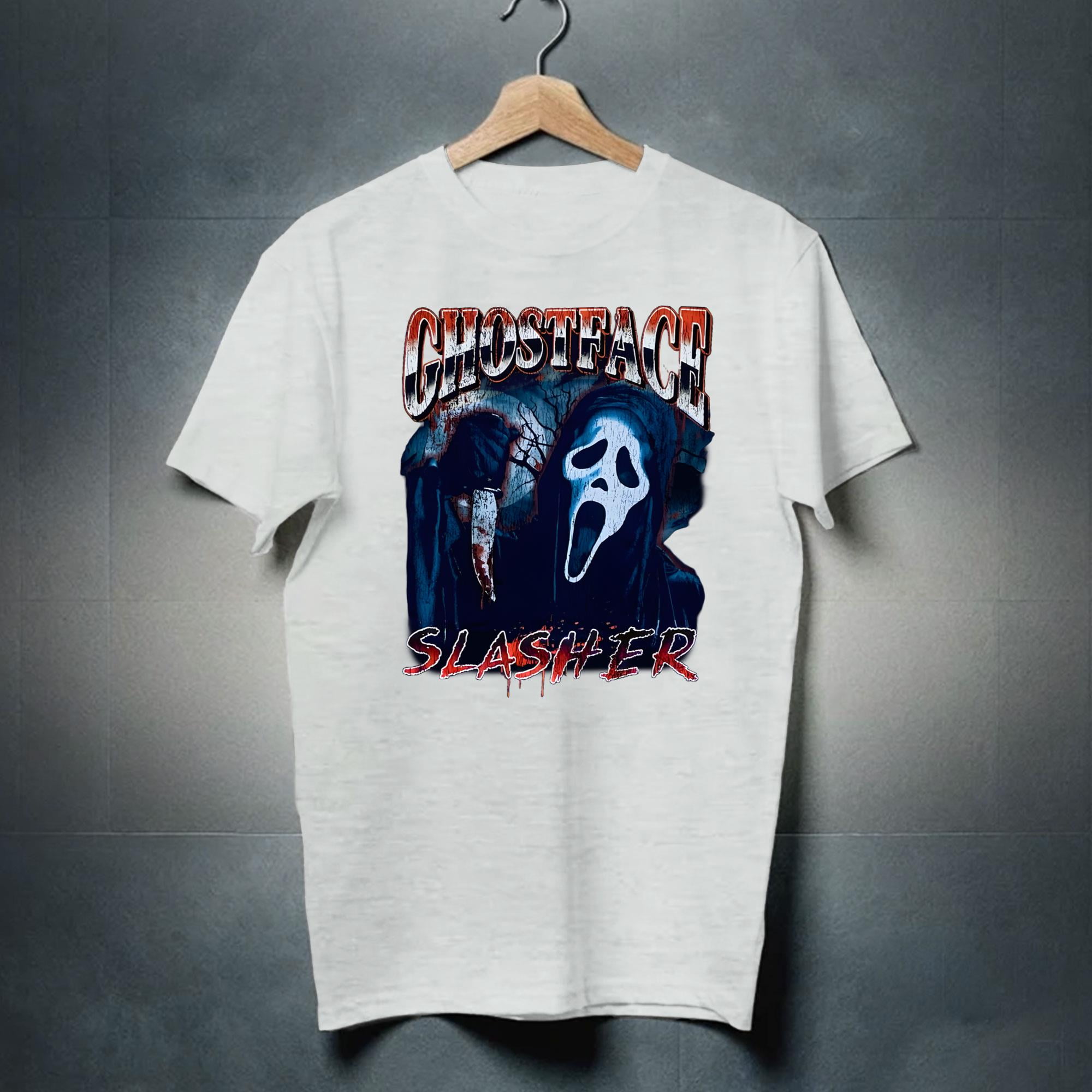 Ghost Face Slashers The Best Collection Of Horror Hallowen T Shirt ...