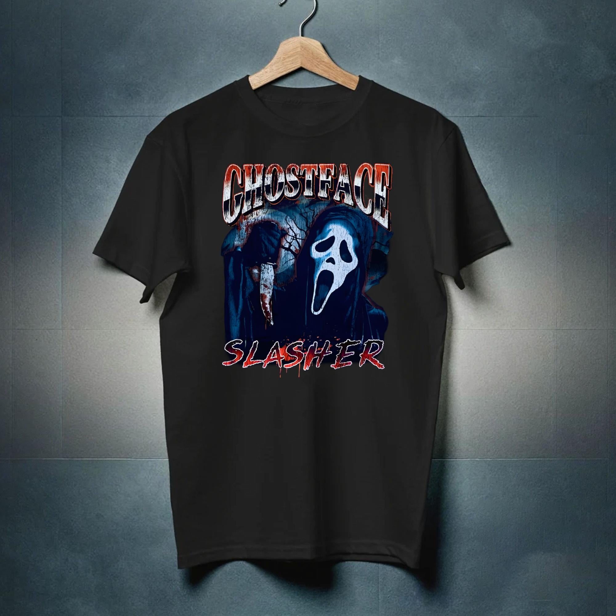 Ghost Face Slashers The Best Collection Of Horror Hallowen T Shirt ...