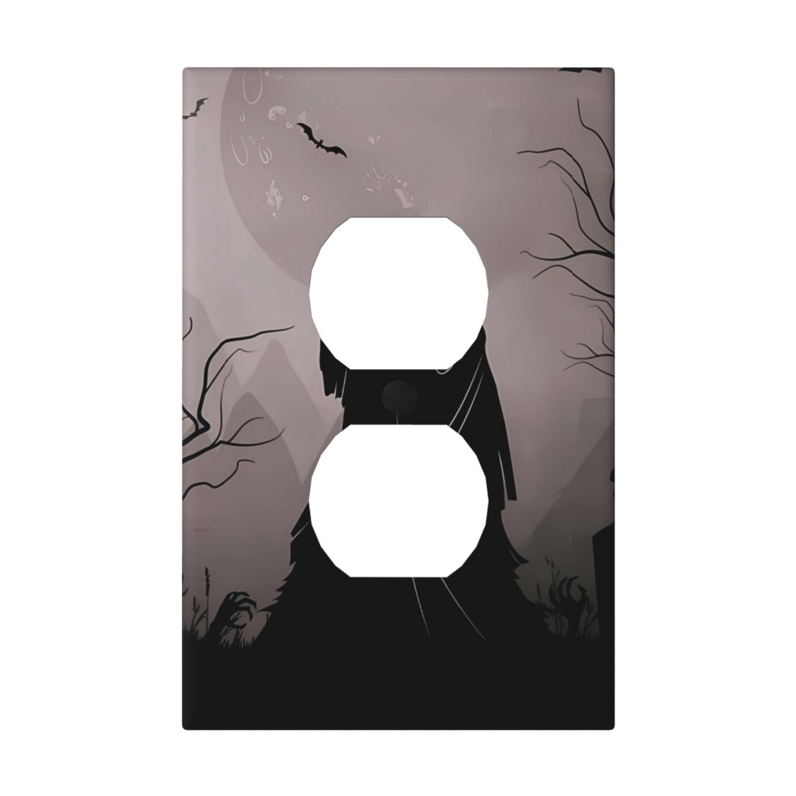 Ghost-Face Switch Plate, Decora Outlet Wall Plate Cover, Decorative ...