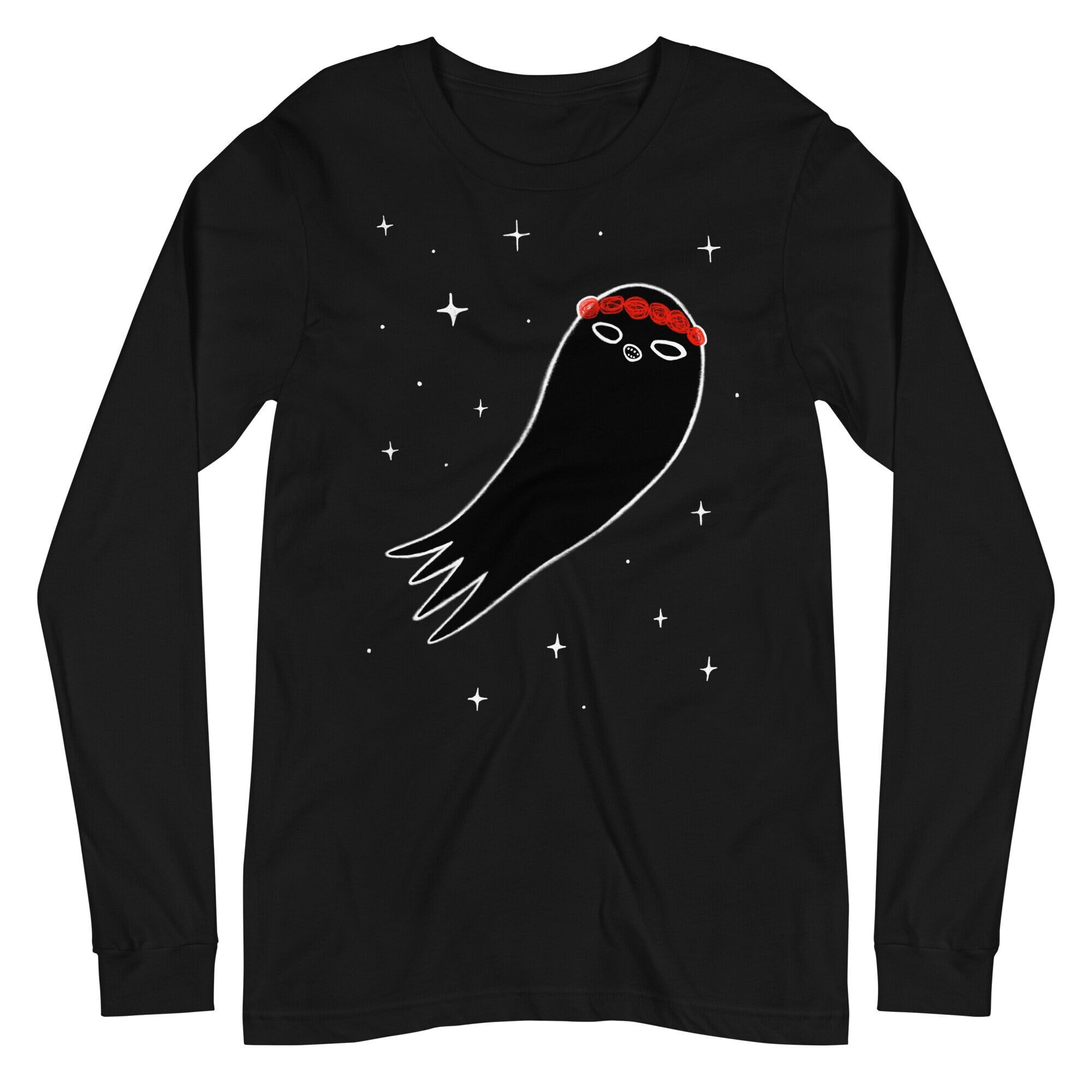 Ghost Folk Art Weird Gifts Spooky Gothic Creepy Cute Ghosts Goth Punk ...