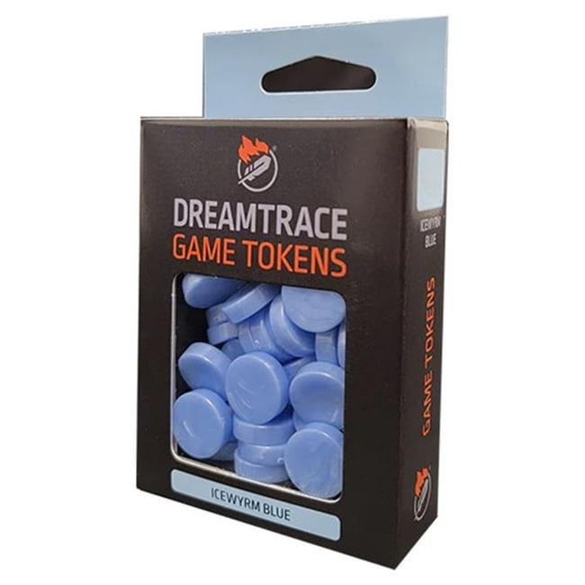 Ghost Galaxy GGXDTTK20 DreamTrace Gaming Tokens - Icewyrm Blue ...