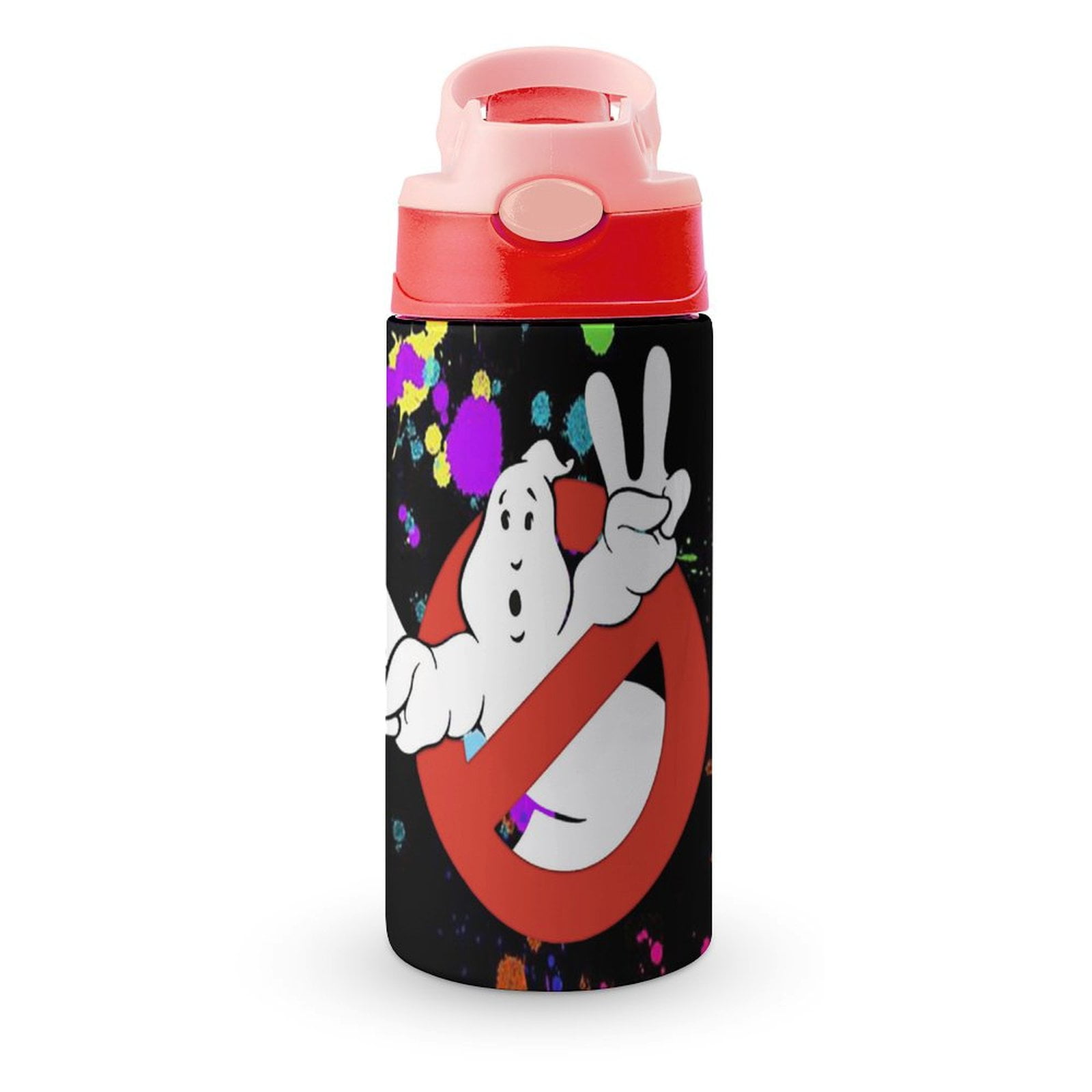Ghost Ghostbusters Insulated Stainless Steel Water Bottle with Straw ...