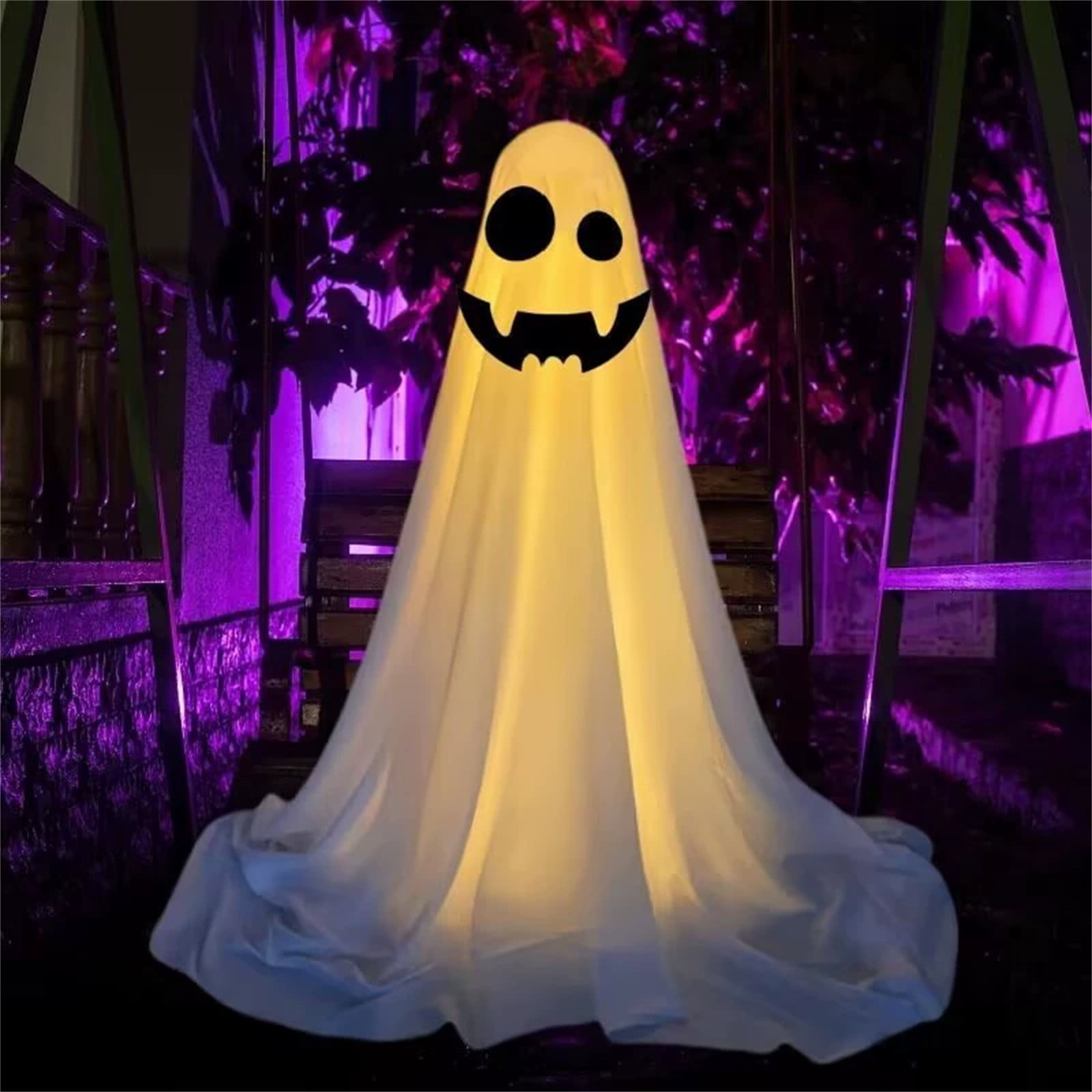Ghost Halloween Decor,2Packs Halloween Decorations Outdoor,Halloween ...