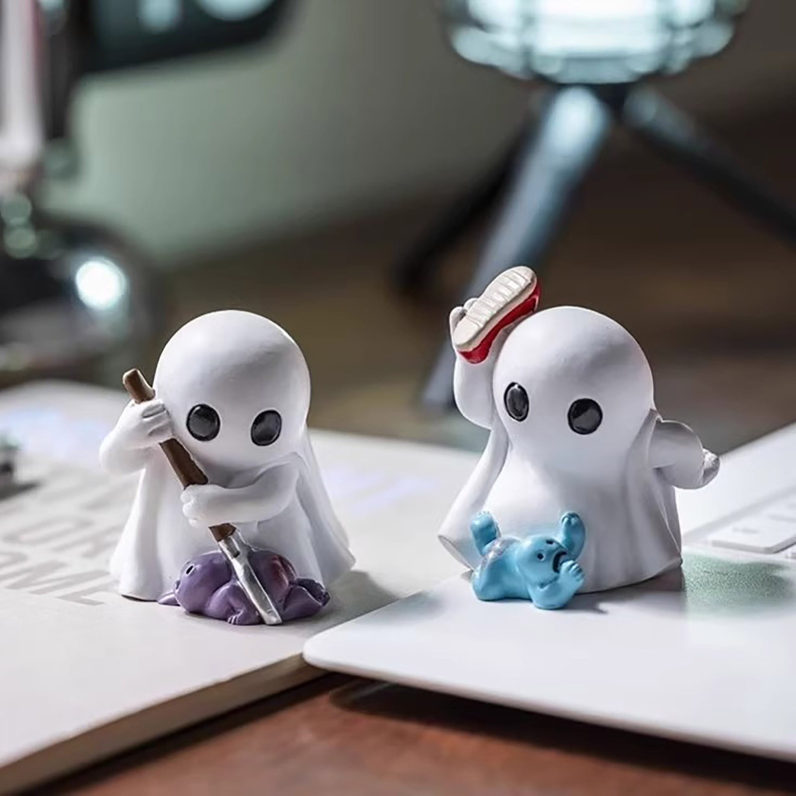 Ghost Halloween Tabletop Decor, Ghost Stress Relief Decor, Spooky Ghost ...