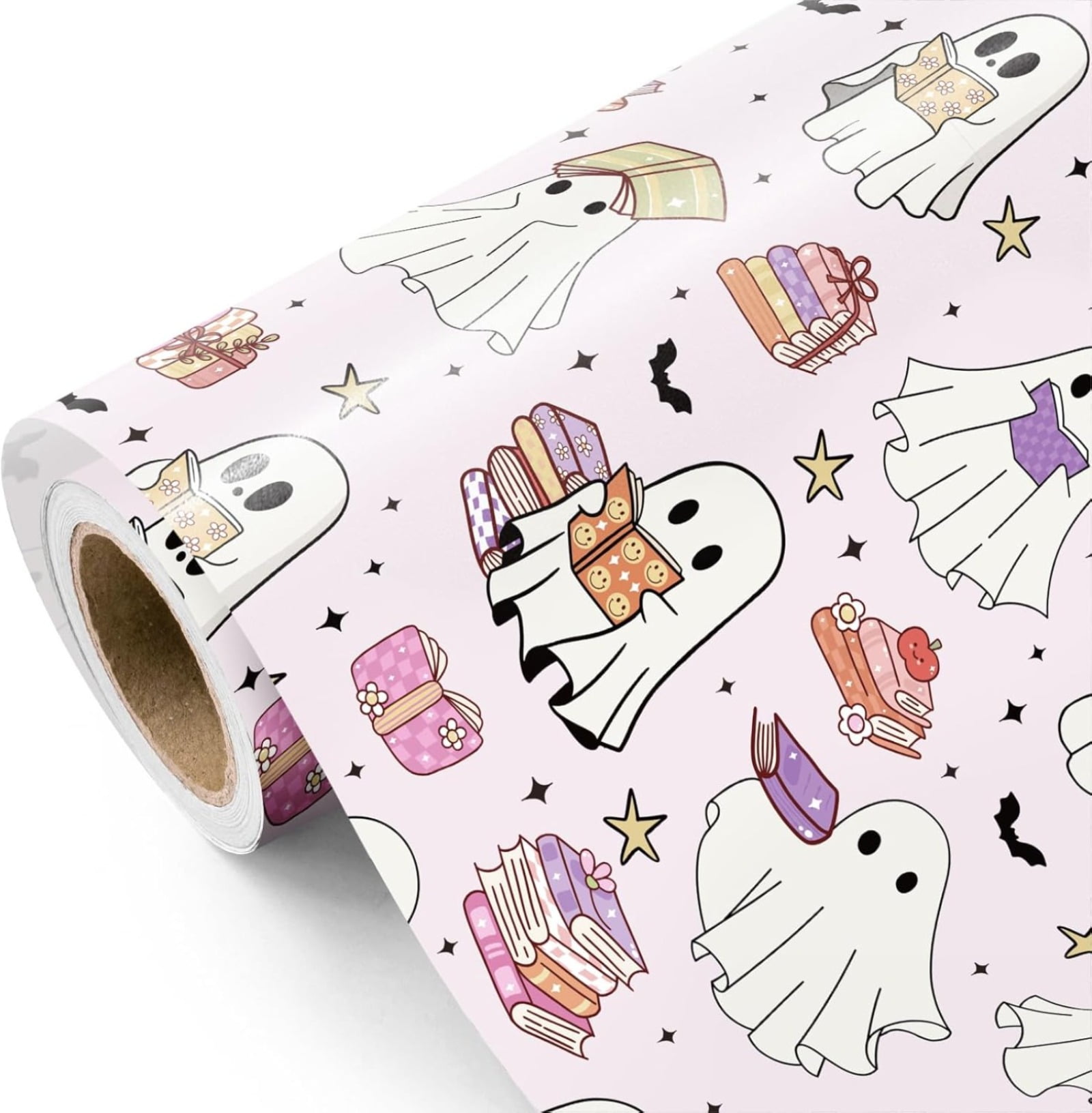 Ghost Halloween Wrapping Paper 23 Inch x 58 Inch Gift Wrap Paper Roll ...