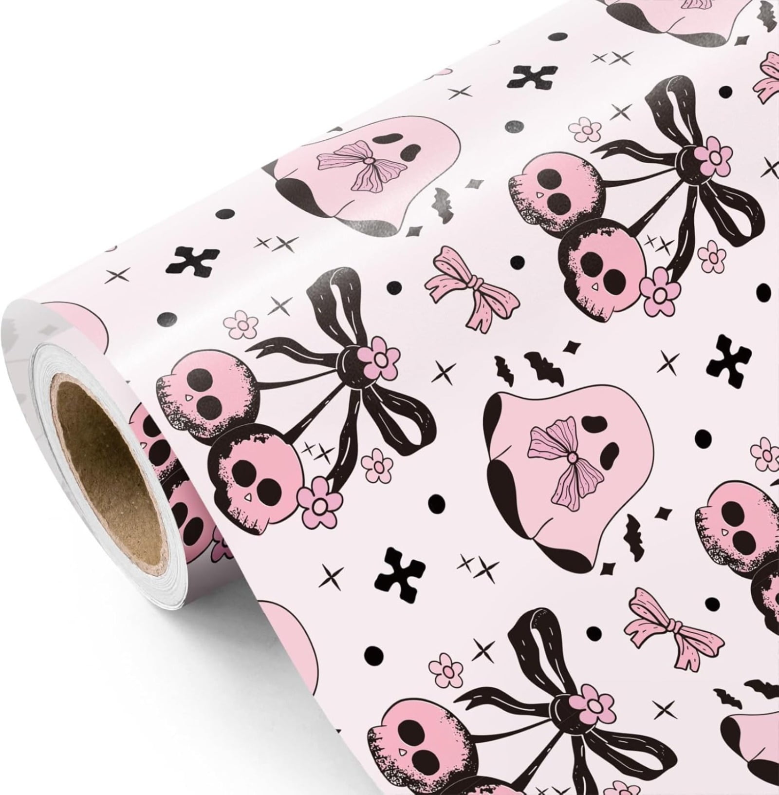 Ghost Halloween Wrapping Paper 23 Inch x 58 Inch Gift Wrap Paper Roll ...