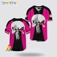 Ghost Head White Skull Dunkin Donut Baseball Jersey - Hot Sale 2026 ...