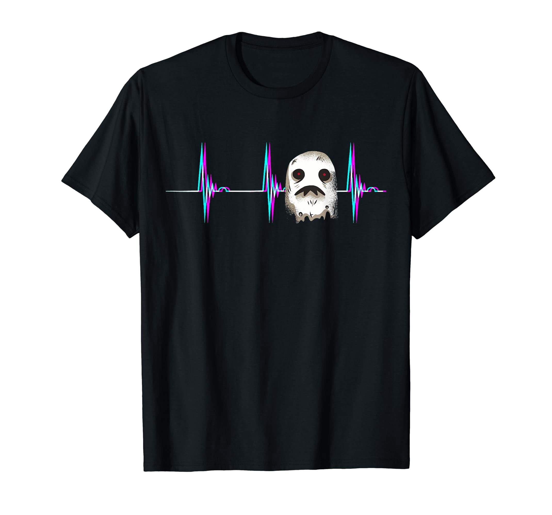 Ghost Hunter Heartbeat EKG Pulse Paranormal Ghost Hunting T-Shirt ...