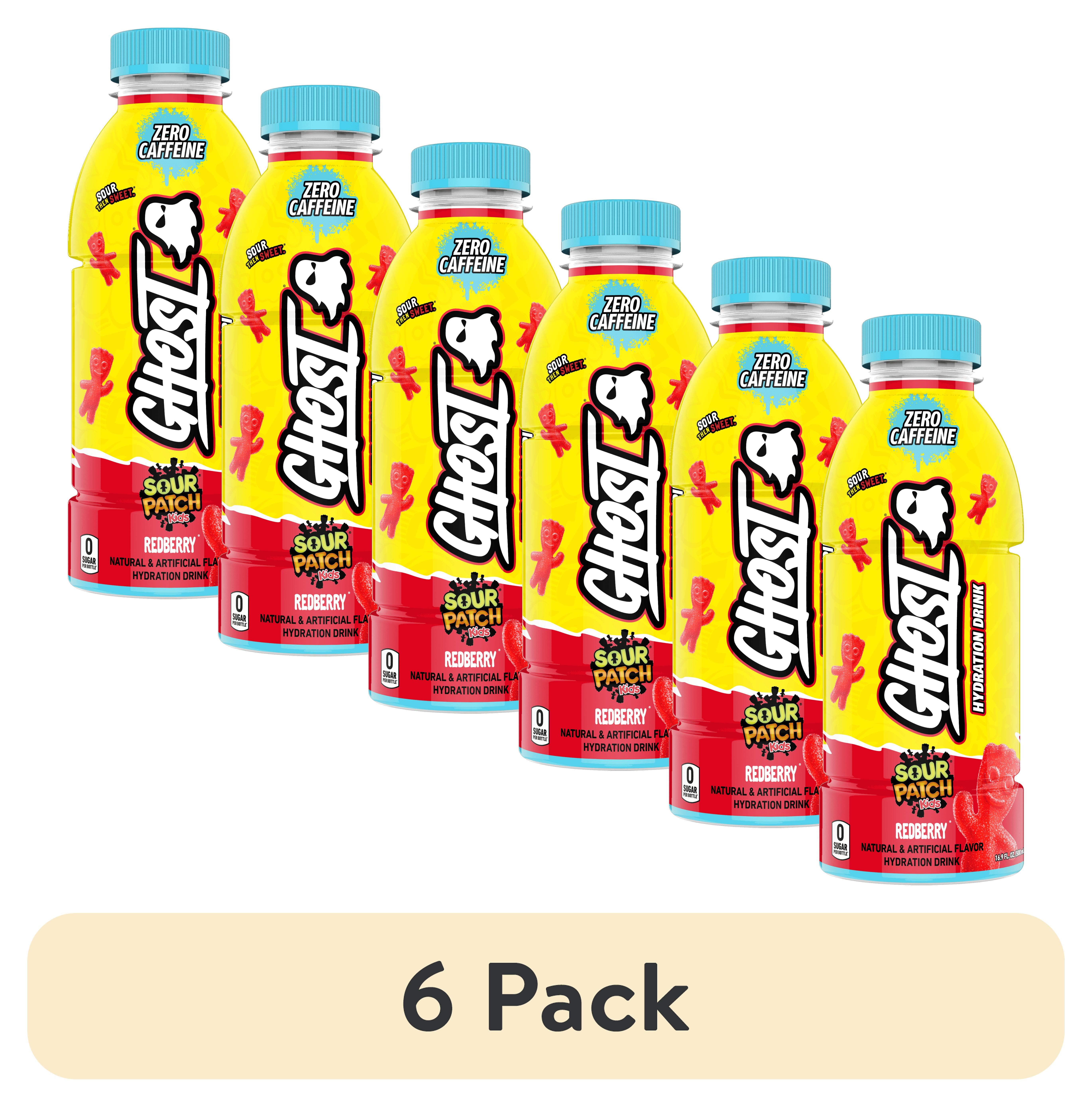 (6 pack) GHOST® HYDRATION Zero Sugars Sports Drink, SOUR PATCH KIDS ...