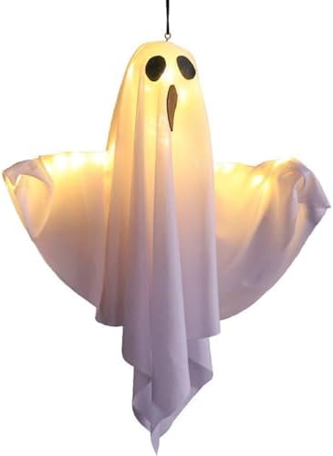 Ghost Kits Halloween Decor Light up Ghost Kit Hanging Ghosts Halloween ...