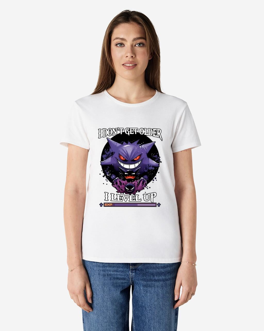 Ghost Level Up Graphic With Haunted Evolution Power-Up Mood T-Shirt, for men & women, up to size ...