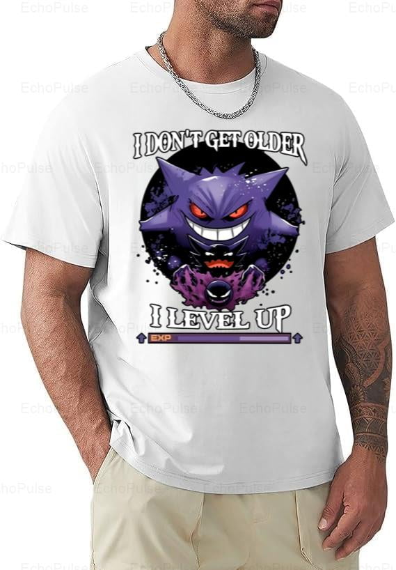 Ghost Level Up Haunted Evolution Funny Gamer Power-Up T-Shirt - Walmart.com