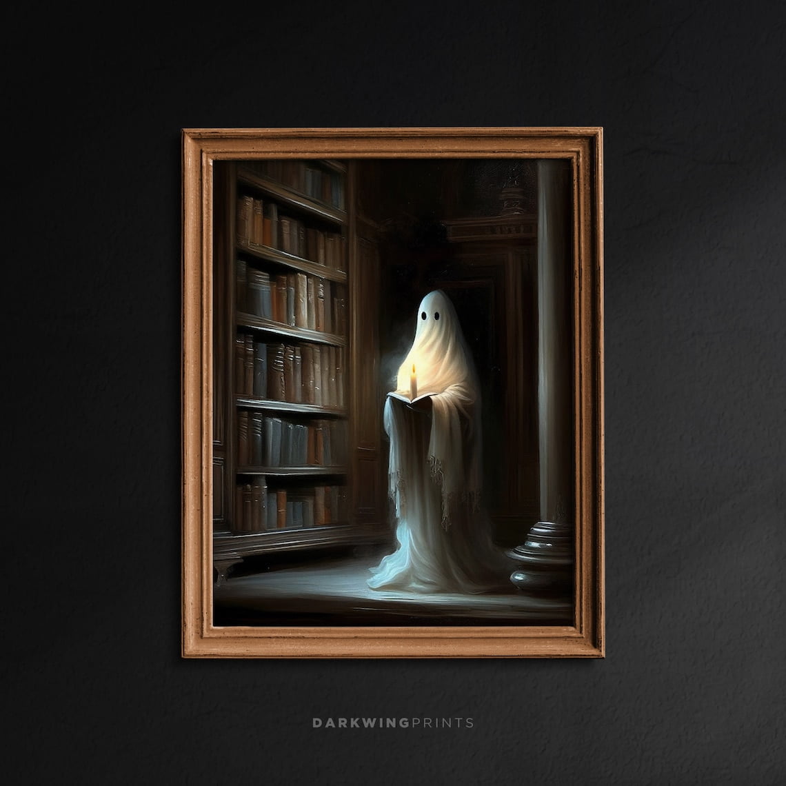 Ghost In The Library, Dark Academia, Gothic Victorian, Spooky Decor ...