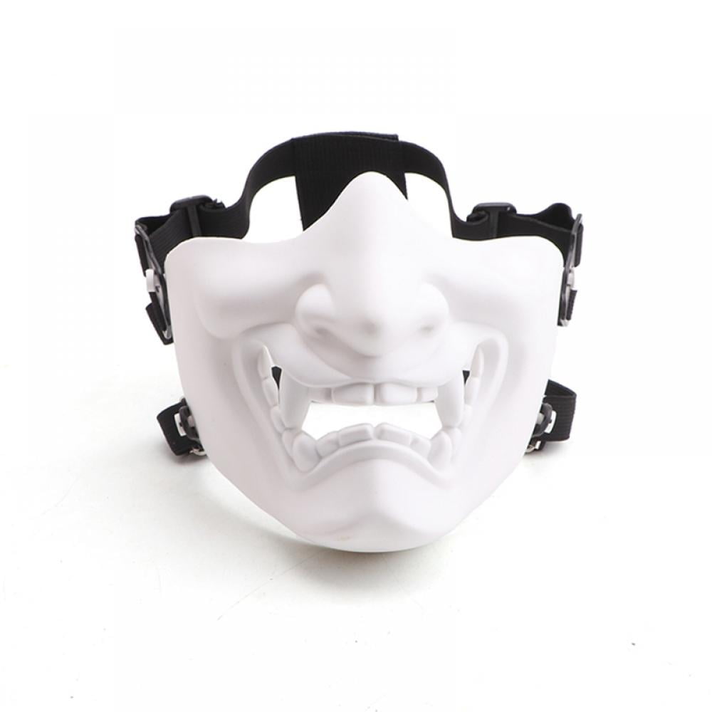 Ghost Mask Warrior Character Masks Half Face Mouth Mask Cool Japanese ...