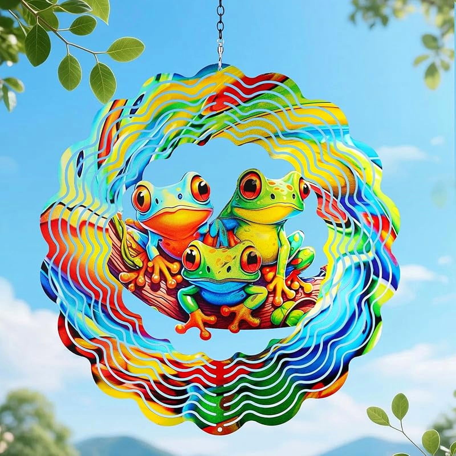 Ghost Metal Wind Spinners Outdoor for Gifts for Women/Men-12 inch 3D ...