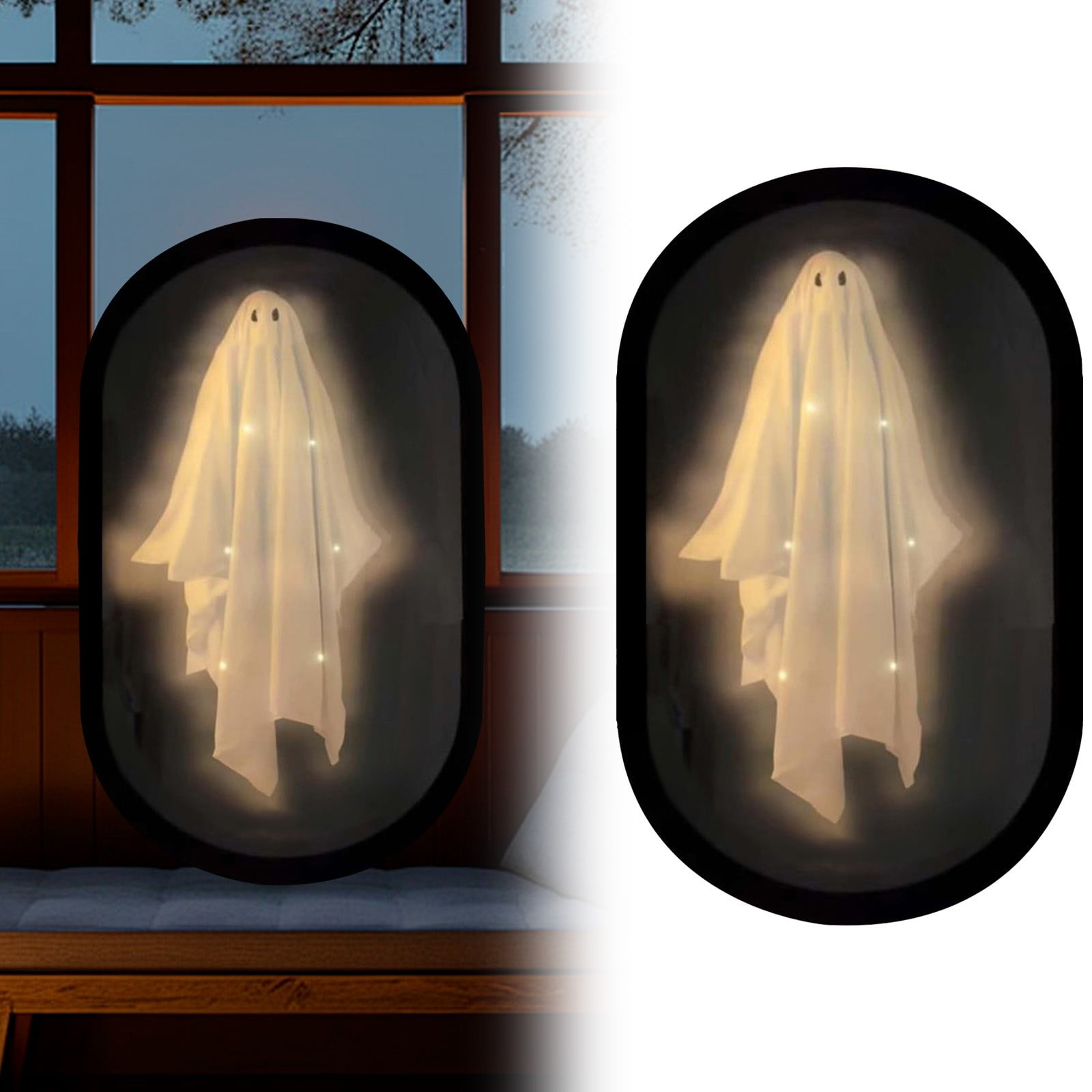 Ghost Mirror,Ghost Mirror Hologram,2025 Halloween Novelty Ghost Mirror,Halloween Hologram Ghost ...