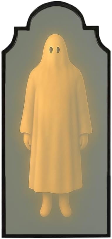 Ghost Mirror, Halloween Decor 2025 Halloween Hologram Ghost Mirror ...