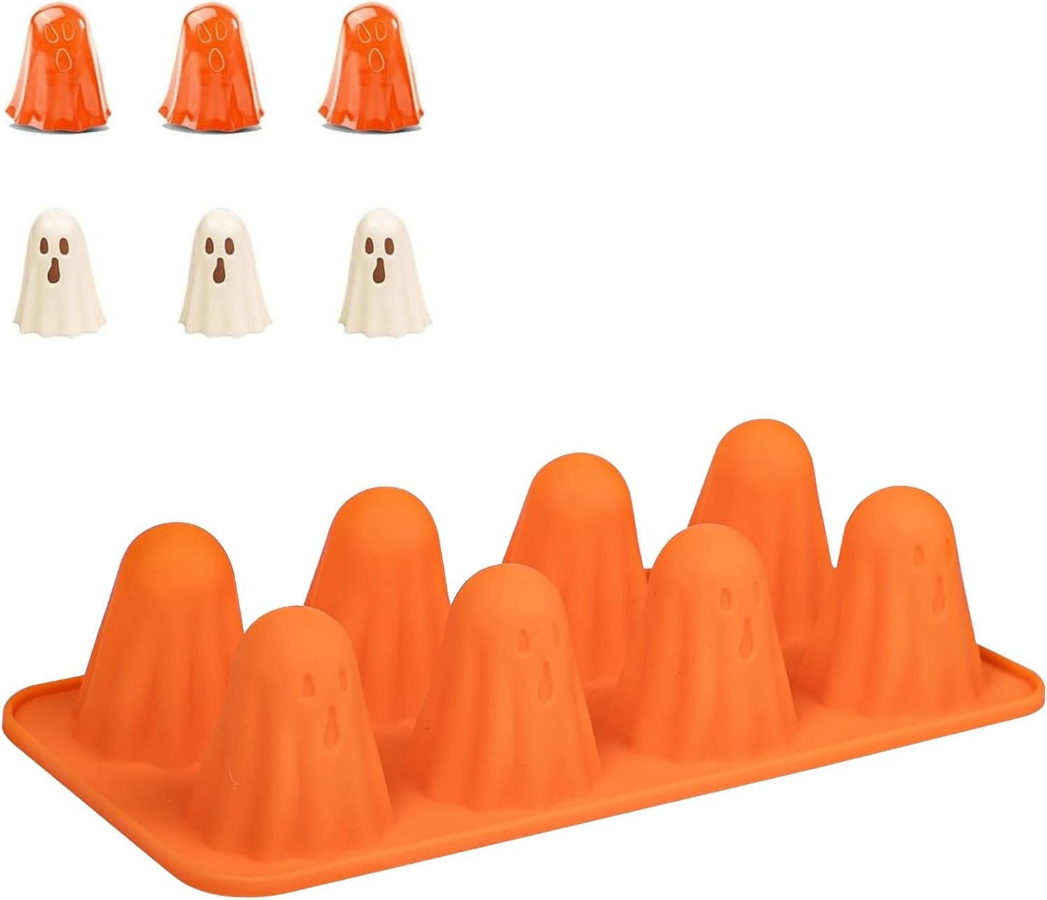 Ghost Molds Silicone, Halloween Silicone Molds, Ghost Jello Mold, Ghost ...