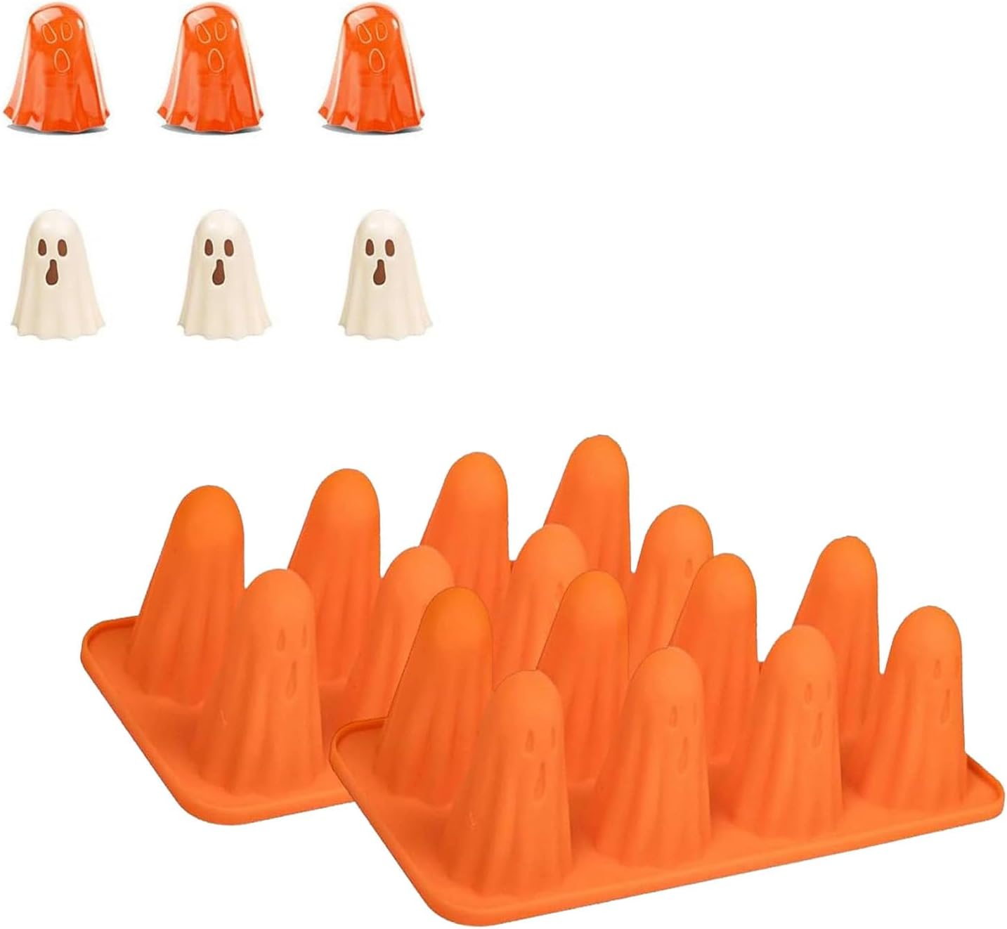 Ghost Molds Silicone, Halloween Silicone Molds, Ghost Jello Mold, Ghost ...