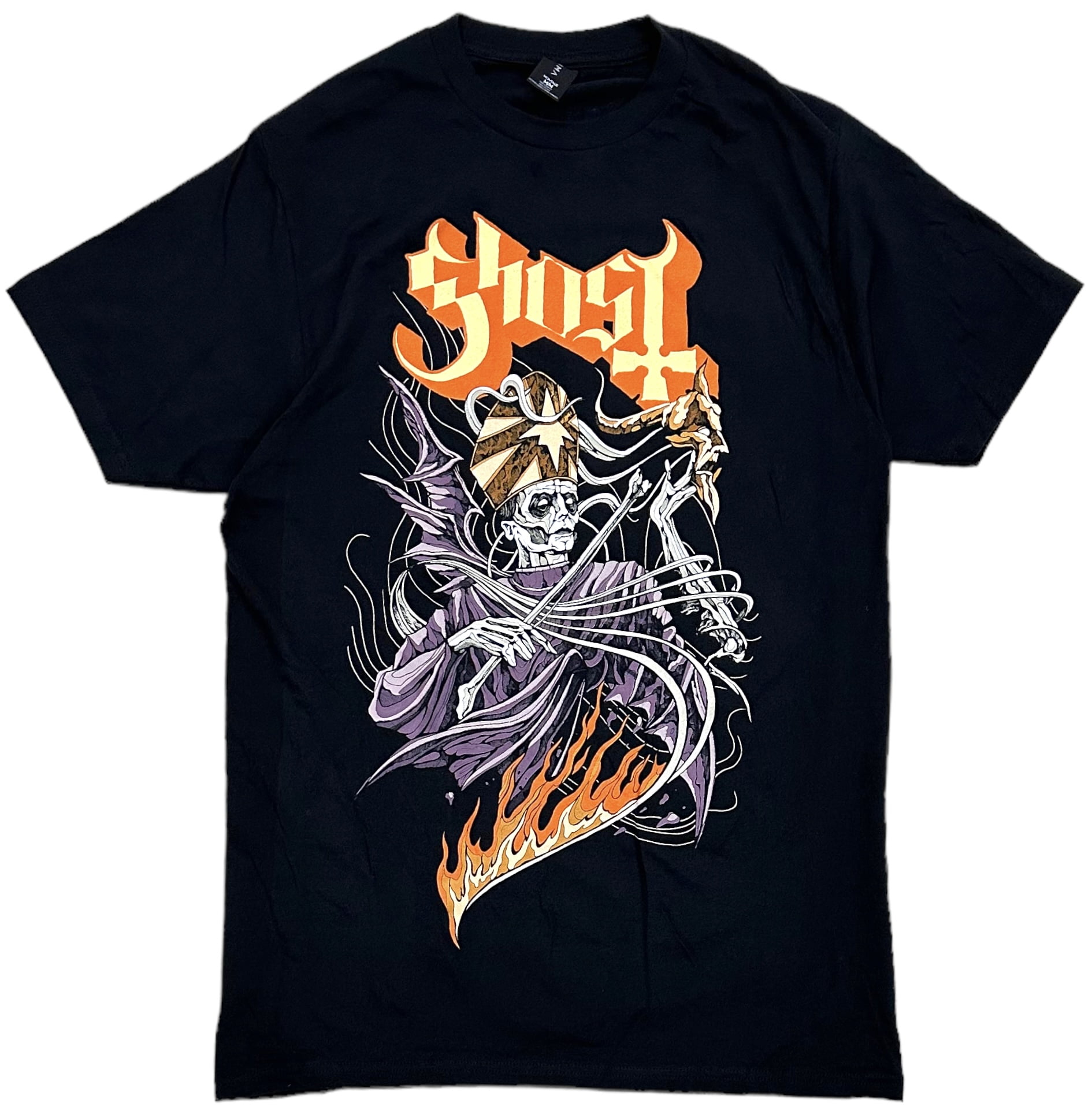 Ghost Band Merch, Men's Re-Imperatour 2023 Tour Tee (XXXL, Black Style ...