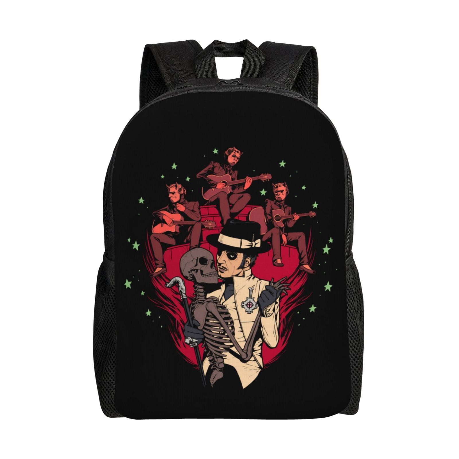 Ghost Music Metal Unisex Backpack Laptop Daypack Adjustable Shoulders ...