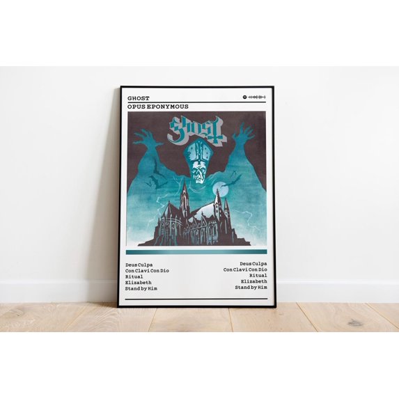 Ghost Opus Eponymous Album : Metal Music Wall Art #617, Unframed Canvas ...