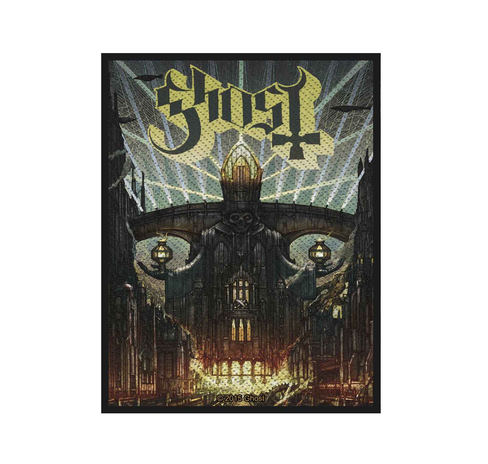 Ghost Patch Meliora Band Logo new Official 10cm x 7.5cm woven sew on - Walmart.com