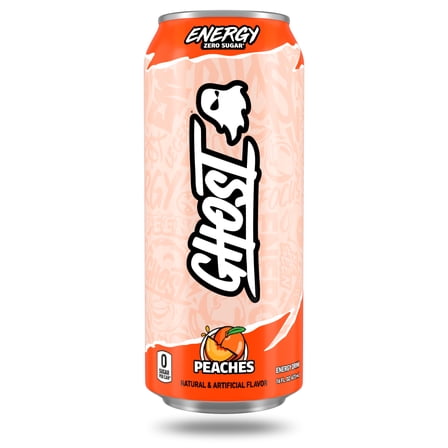 GHOST Energy Drink, Bubblicious Cotton Candy Flavor, 16 fl oz - Walmart.com
