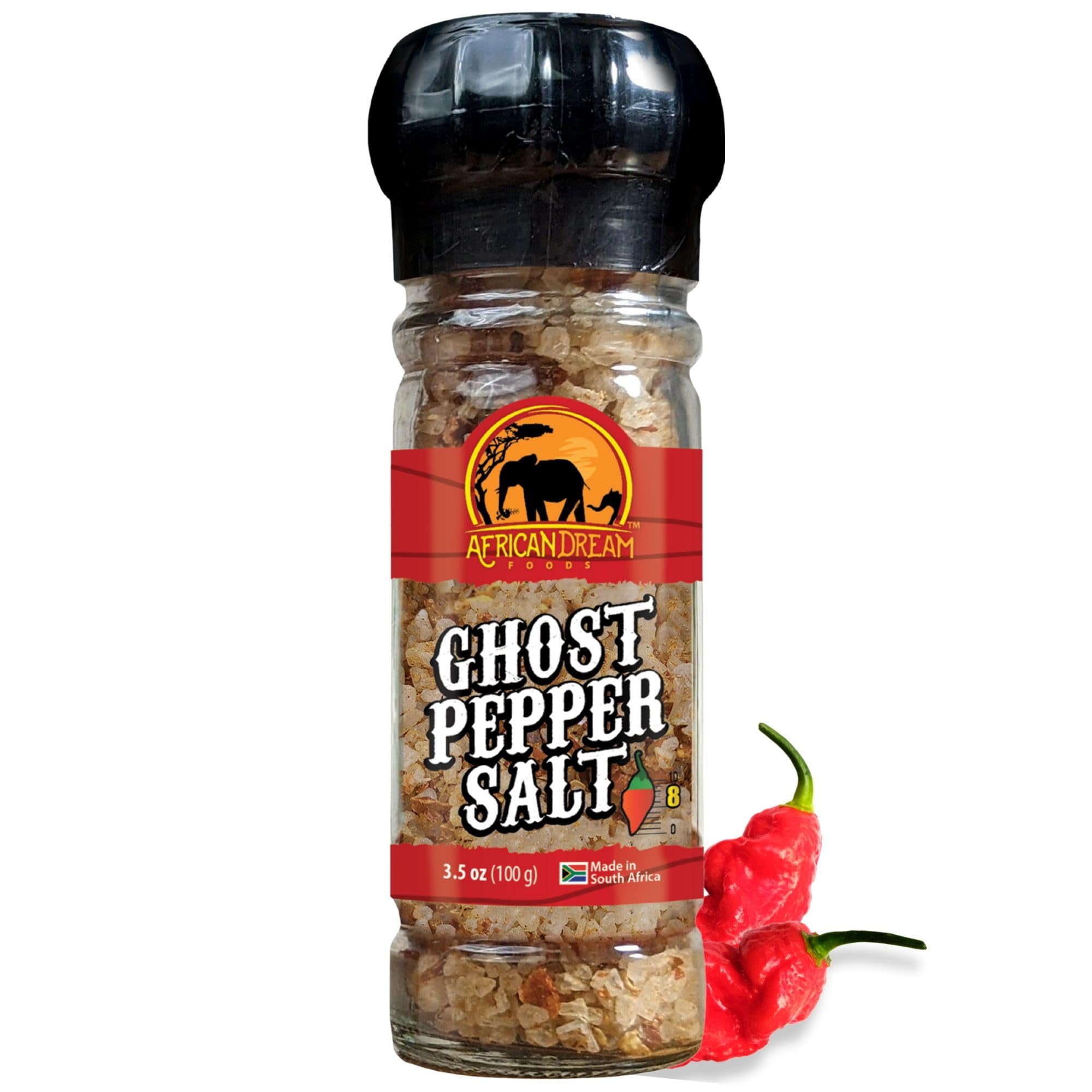 Ghost Pepper Salt Seasoning by MDA05 African Dream Foods | Spicy Chili ...