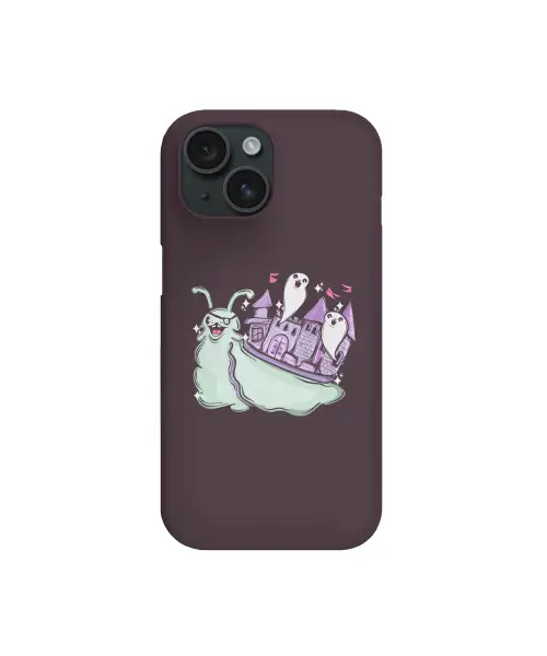 Ghost Pirate Halloween Snail Funny Phone Case for iPhone 16 15 14 13 12 ...