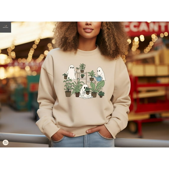 Ghost Plant Lady T-Shirt, Ghost Plant Shirt, Halloween Plants T-Shirt ...