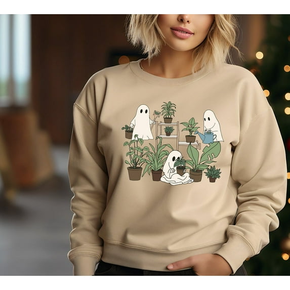 Ghost Plant Lady T-Shirt, Ghost Plant Shirt, Halloween Plants T-Shirt ...