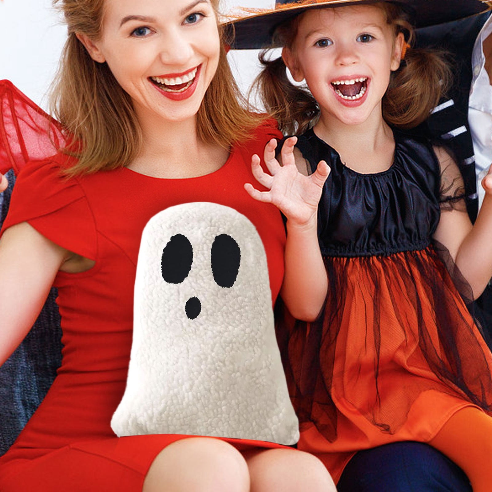 Ghost Plush,Ghost Stuffed Animal,Halloween Ghost Plushie,Black White ...