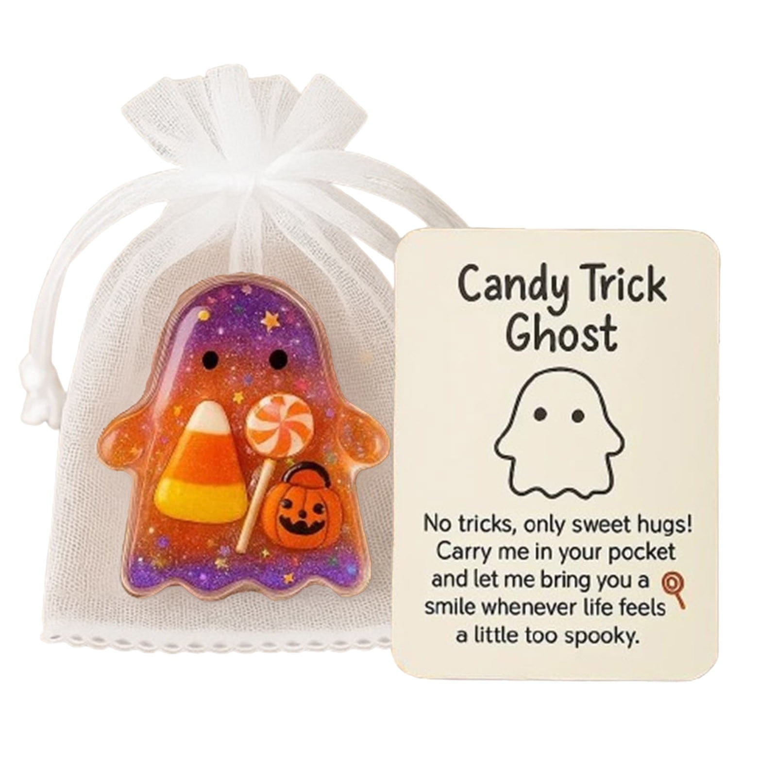 Ghost Pocket Cards,Pocket Comfort Ghosts,Pockets Hug Ghost with ...