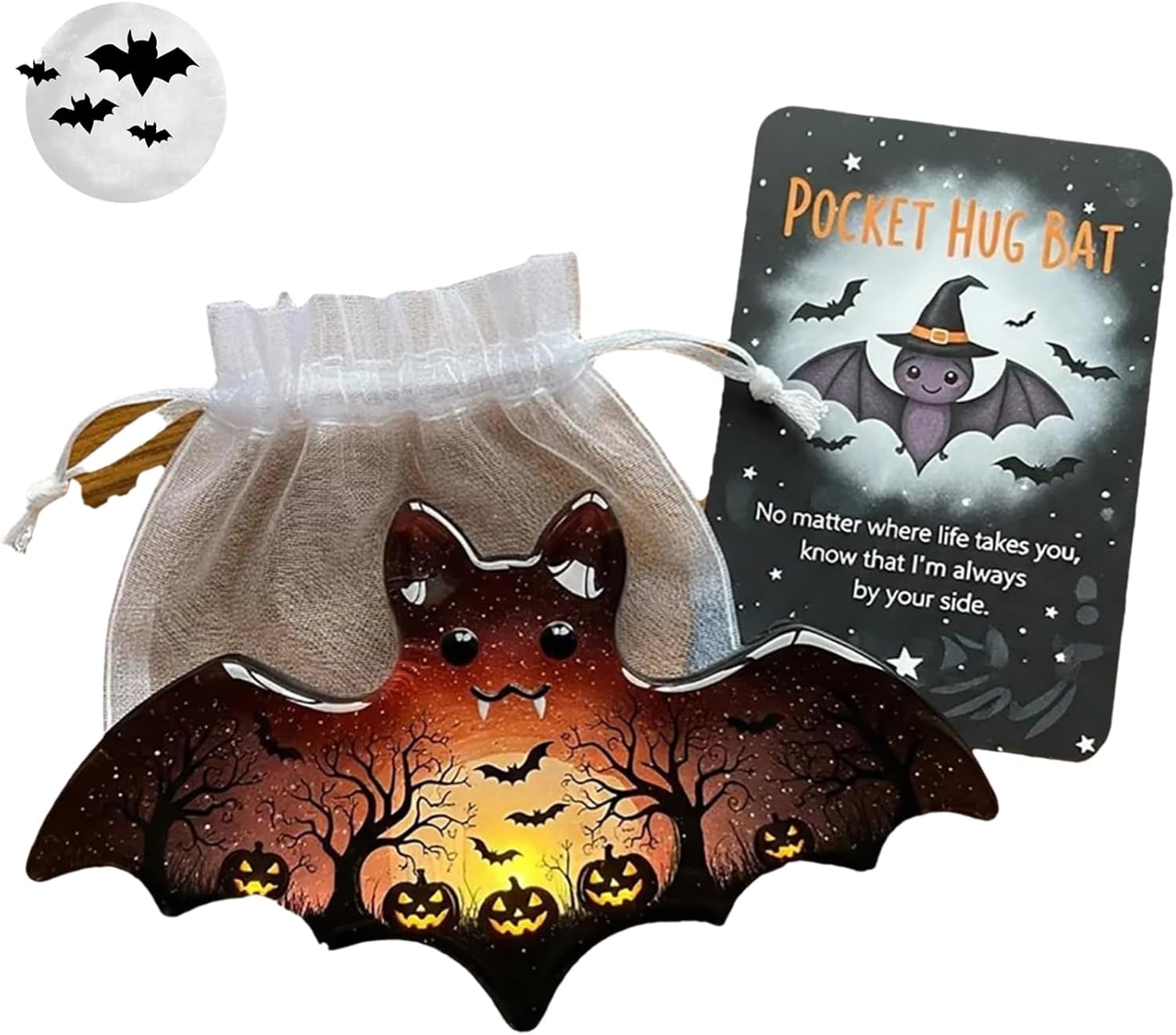 Ghost Pocket Cards, Pockets Hug Ghost with Encouragement Card ...