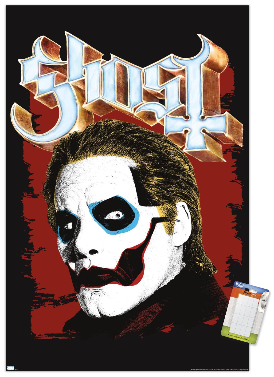 Ghost - Pop Art Wall Poster, 22.375" x 34" - Walmart.com