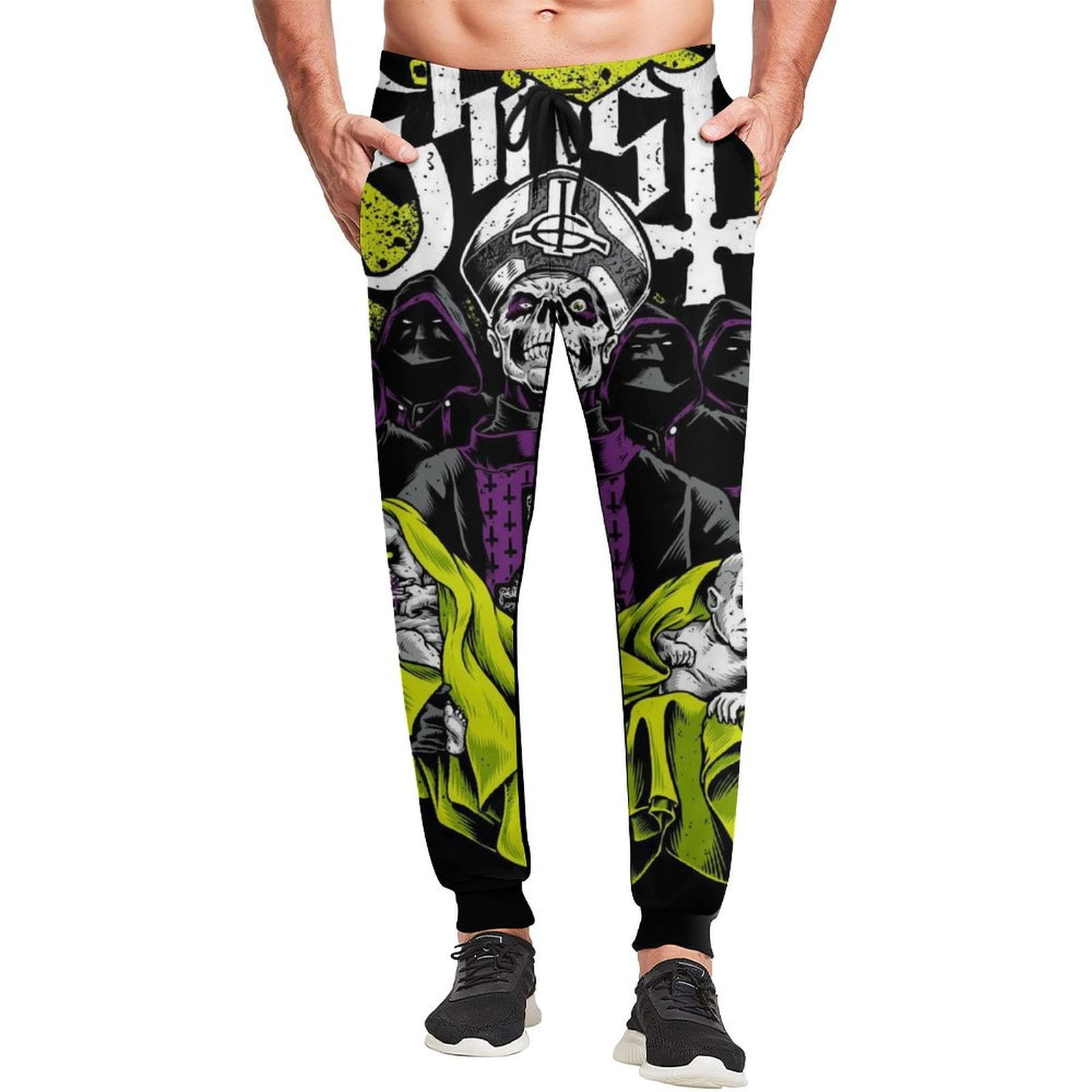 Ghost Poster Band Mens Sweatpants Joggers Pants Workout Sports Trousers ...